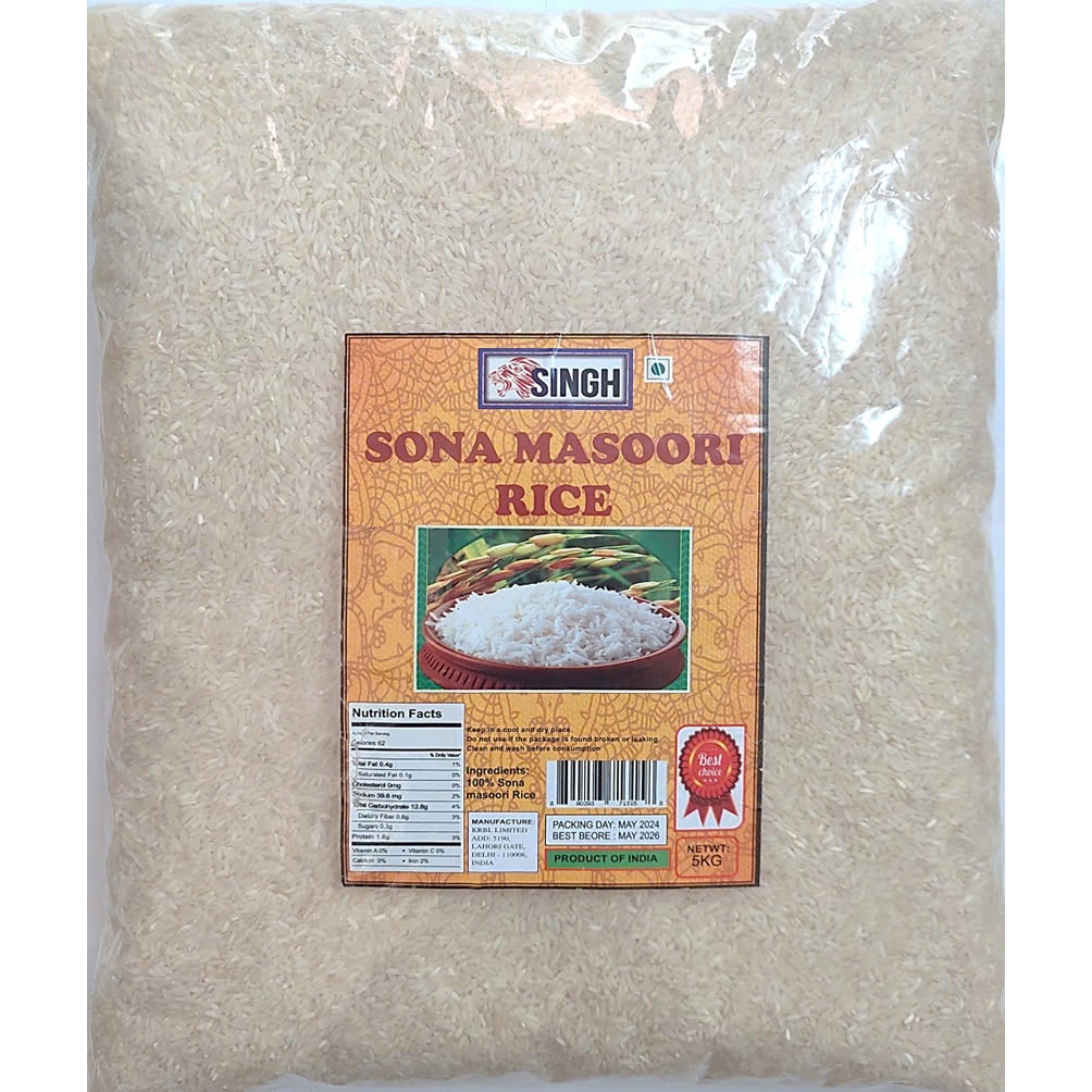 Sona masoori rice - Gạo Sonna Massori (5kg) - Sonna masoori | Shopee ...