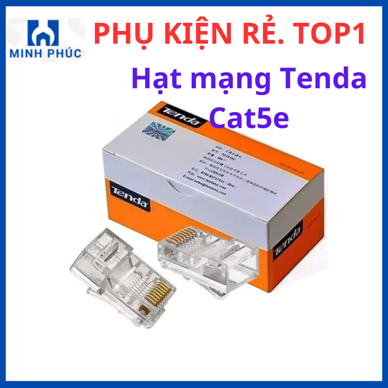 Hạt mạng Tenda RJ45 Cat5e Cat6 Hộp 100hạt | Shopee Việt Nam