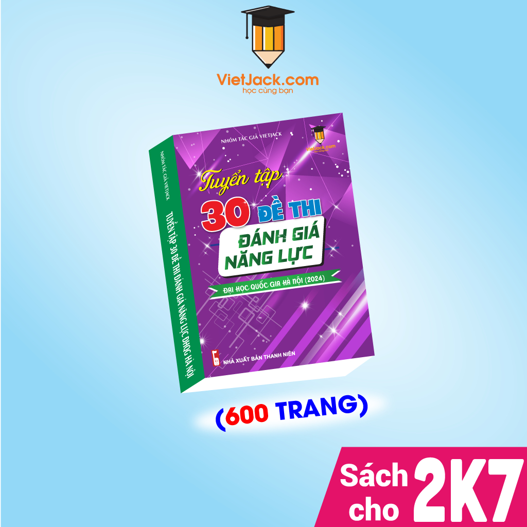 Sách - Tuyển tập 30 đề thi đánh giá năng lực Đại học Quốc gia Hà Nội ...