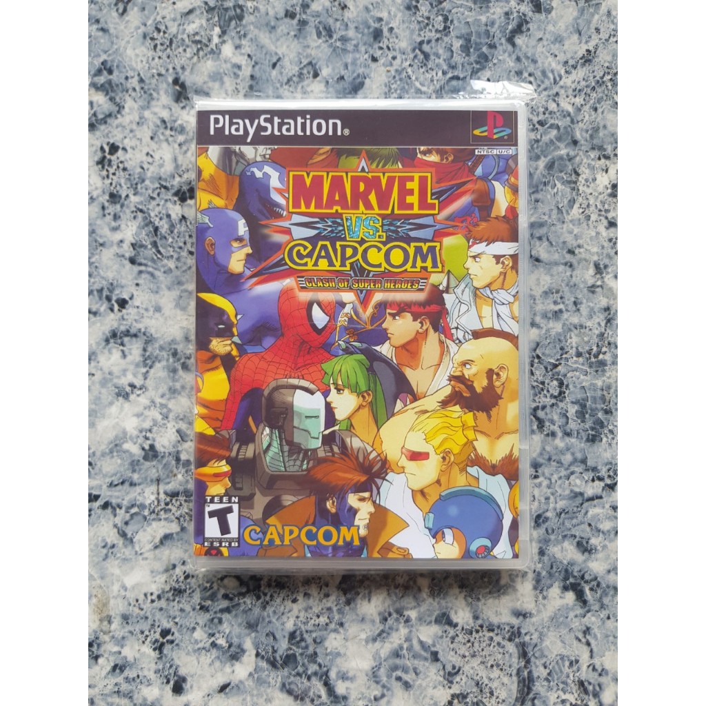 Game PS1 Marvel Vs Capcom Clash Of Super Heroes | Shopee Việt Nam