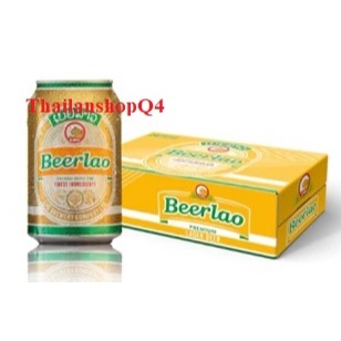 Thùng 24 lon x 330ml bia Lào beer Lào (ship hỏa tốc) | Shopee Việt Nam