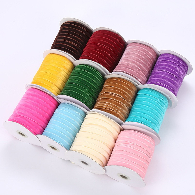 Cuộn ruy băng nhung bản 1cm( cuộn 45m) | Shopee Việt Nam