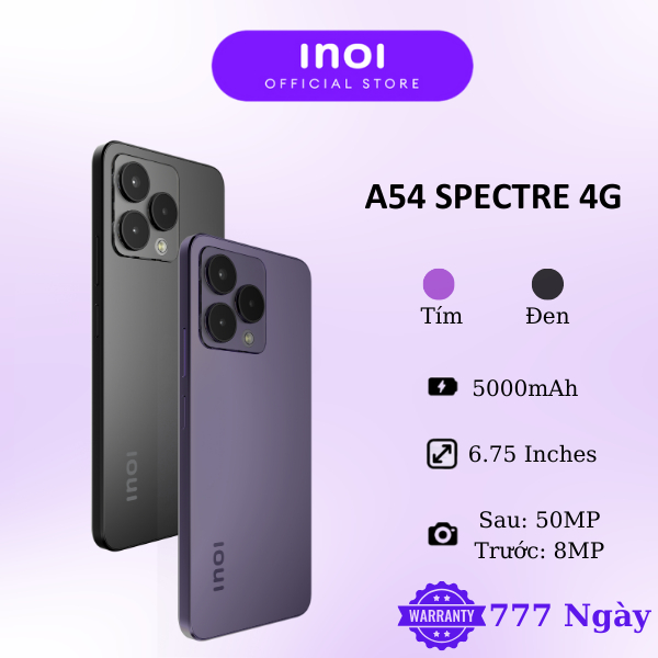 Điện Thoại Smartphone Inoi A54 SPECTRE (4+12)GB_128/256GB-Hàng Chính ...