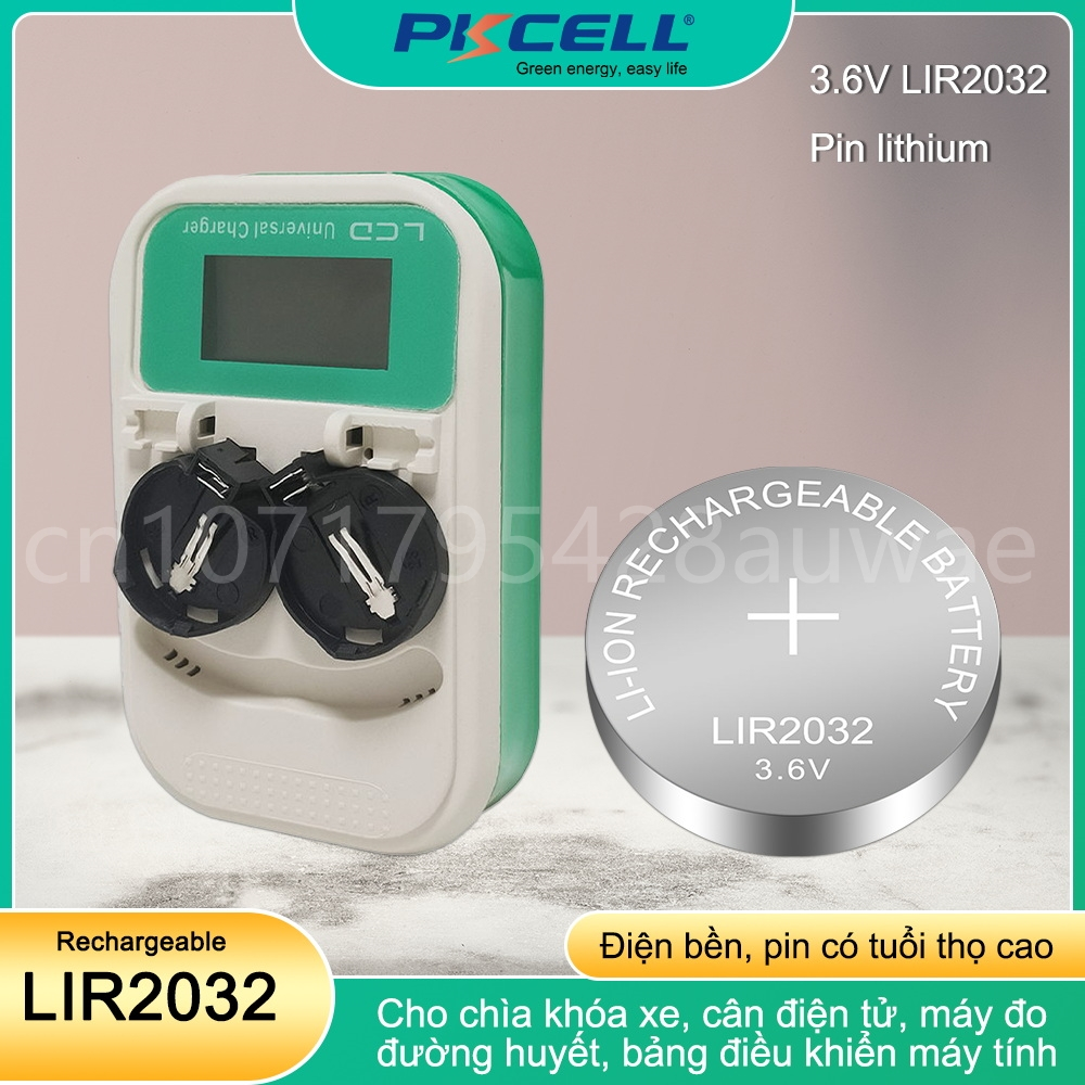 Pin sạc 3.6V 40mAh LIR2032 LIR 2032 Thay thế CR2032 | Shopee Việt Nam