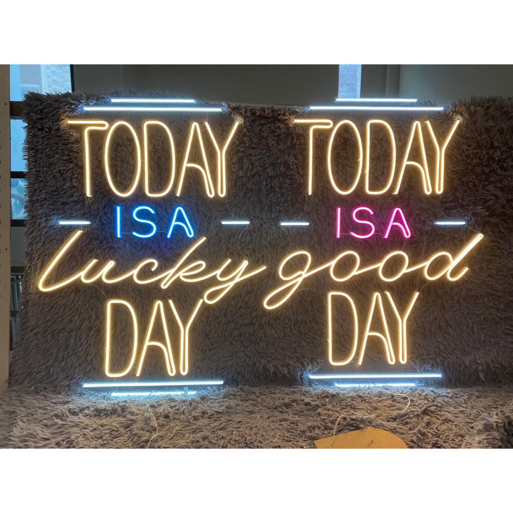 Đèn led neon TODAY IS A GOOD/LUCKY DAY ( bảo hành 6 tháng ) | Shopee ...