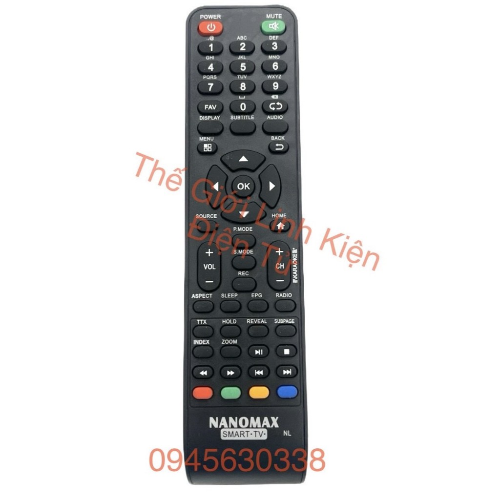Điều khiển remote tivi NANOMAX | Shopee Việt Nam