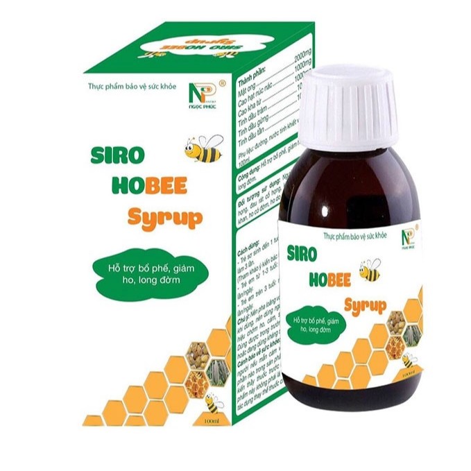 Siro Ho Hobee Syrup Chai - Hỗ Trợ Bố Phế, Giảm Ho, Long Đờm | Shopee ...