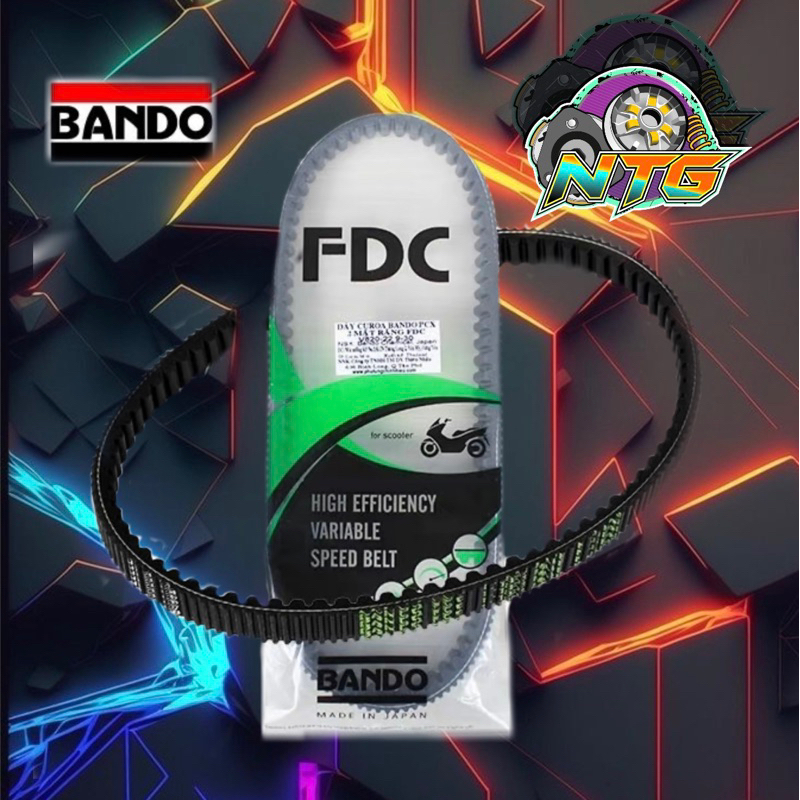 Dây curoa Bando FDC india ( Ấn Độ ) 2 mặt cho các dòng xe Ab Var Lead ...