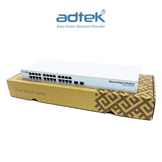 Thiết Bị Mạng Switch MikroTik 24 Port Gigabit Ethernet CSS326-24G-2S+RM ...