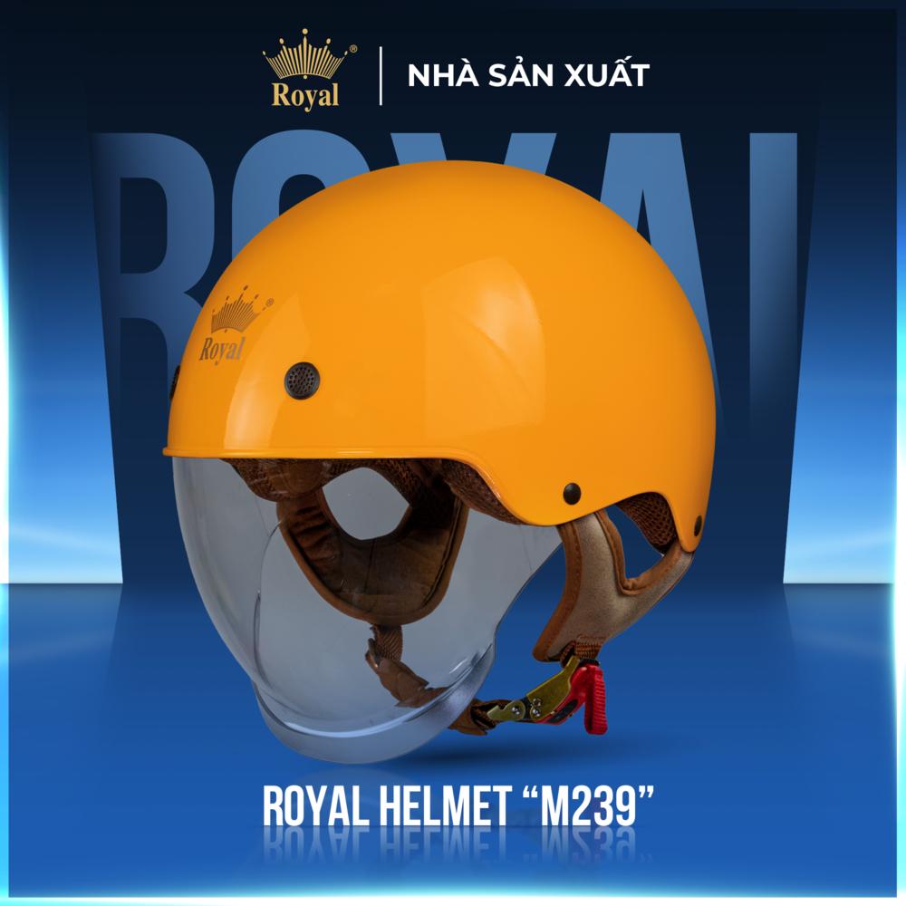 Mũ Bảo Hiểm Nửa Đầu Royal M239 Kính Âm - Size M/L/XL/XXL - Hàng Bảo ...
