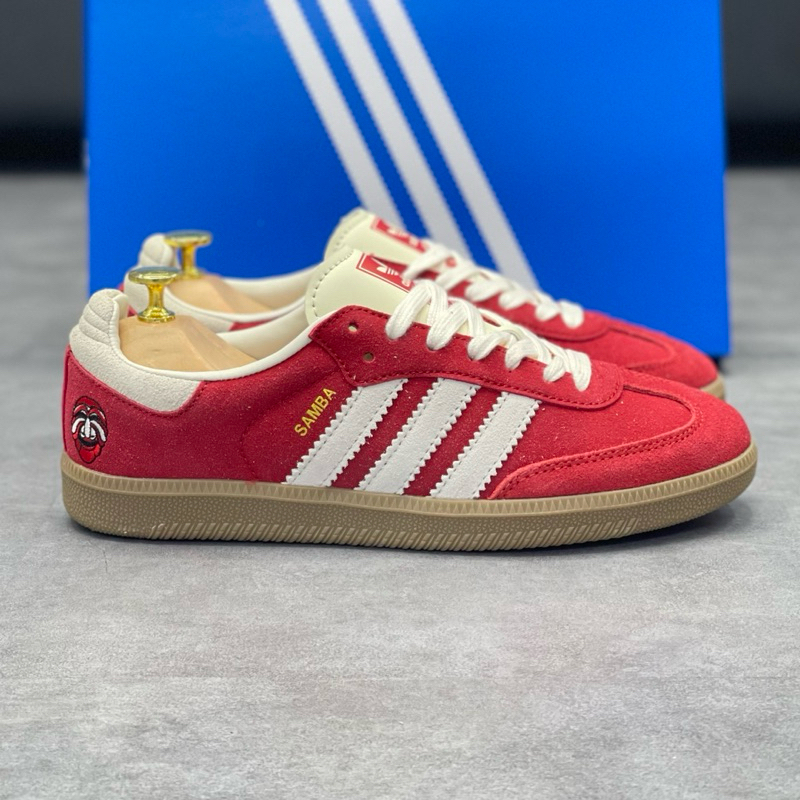 Giày Thể Thao Cổ Thấp - Adi.das Samba Tal Red Samba Đỏ | Shopee Việt Nam