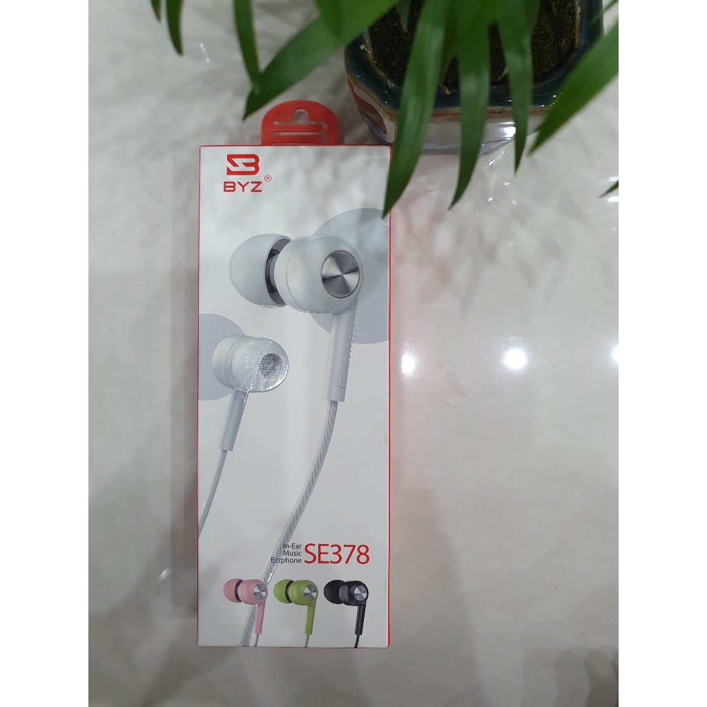 Tai Nghe Dây BYZ Model SE378 Chân 3.5mm, Dây Tròn Chống Rối, Loại Cao ...