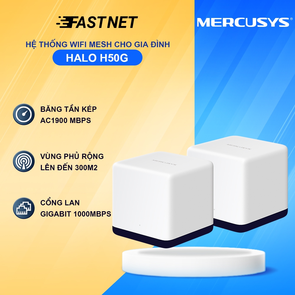 [Hỏa tốc] Hệ Thống Wi-Fi Mesh Cho Gia Đình Mercusys Halo H50G Chuẩn ...