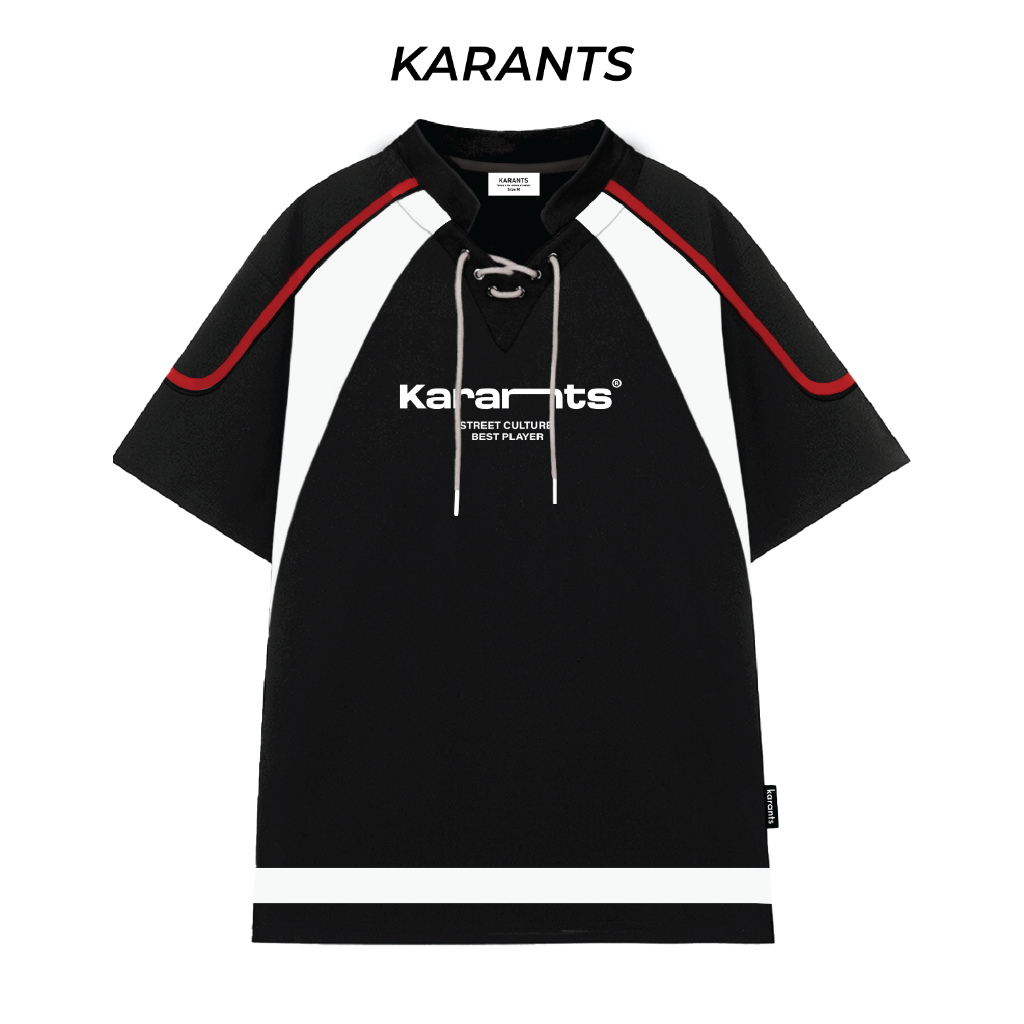 Áo Polo Phối Dây Karants Thể Thao Local Brand Streetwear Hot Trend ...