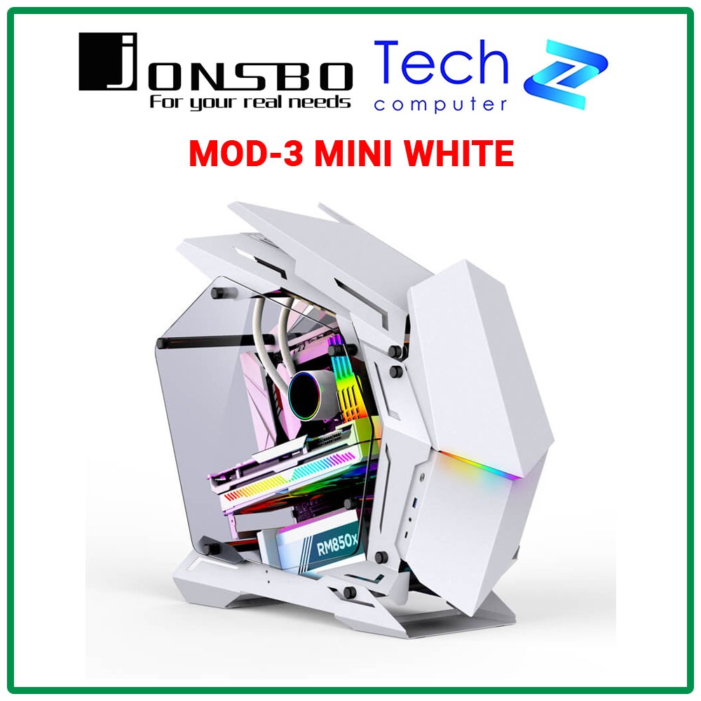 Vỏ case Jonsbo Mod3 mini White (Mid Tower | Màu White) | Shopee Việt Nam