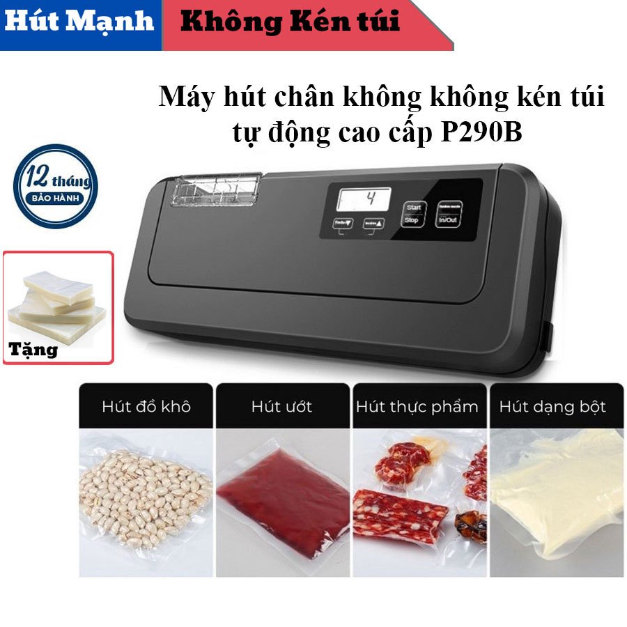 MÁY HÚT CHÂN KHÔNG SHINEYE P290B [TẶNG TÚI] KHÔNG KÉN TÚI, HÚT CẢ ĐỒ ...