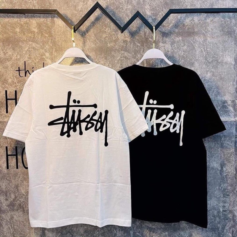 Áo thun Stussy Basic Chữ Hồng Loại Best, Áo phông nam nữ unisex, Vải 2c ...