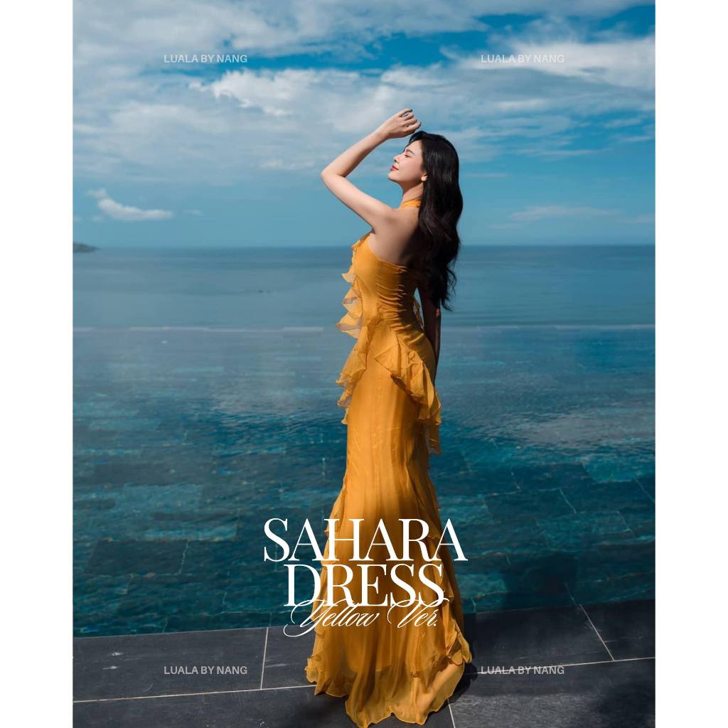 Đầm cổ yếm SAHARA DRESS - Luala by Nang | Shopee Việt Nam
