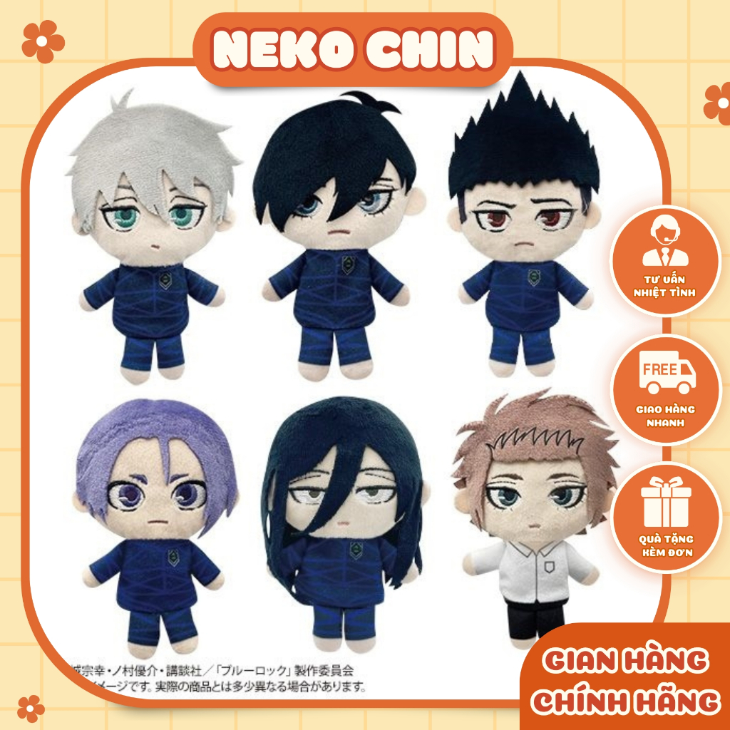 [TẶNG KÈM SLEEVES] Bông Nhân Phẩm Bluelock Chibi Peta Mascot Vol 2 ...