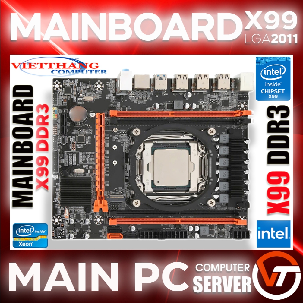 Mainboard - Bo Mạch Chủ - Main X99 OEM DDR3 Chạy giả lập Hàng OEM ...