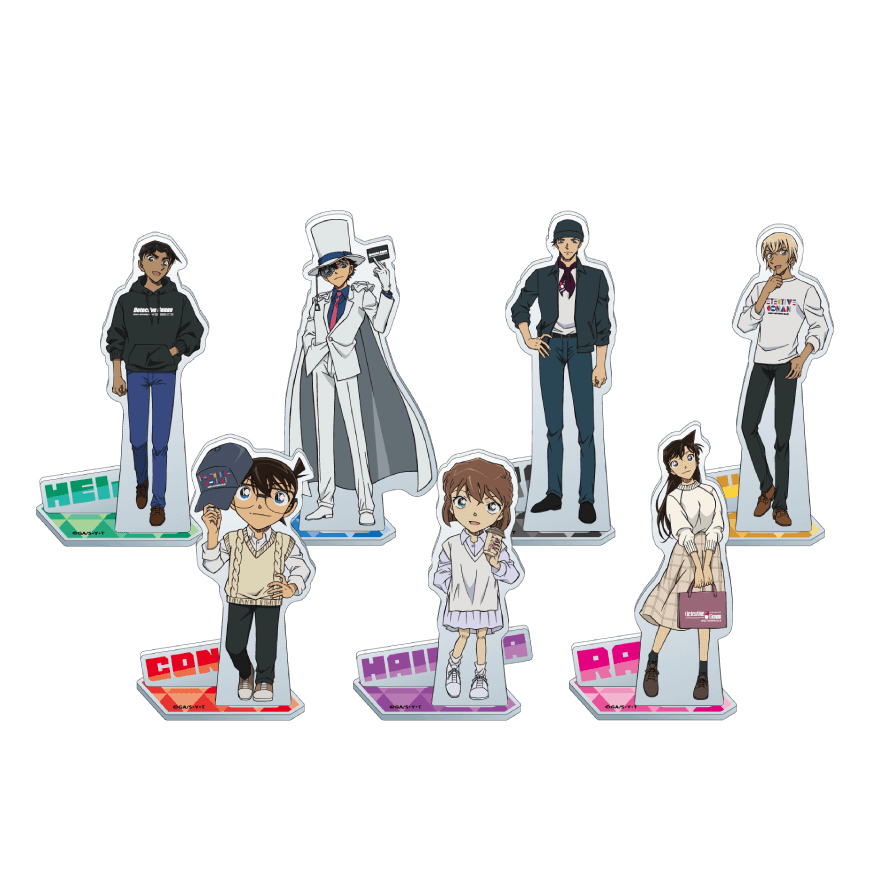Mô hình Standee Conan Land 2024 Akai Kid Heiji Amuro Conan Ran Haibara ...