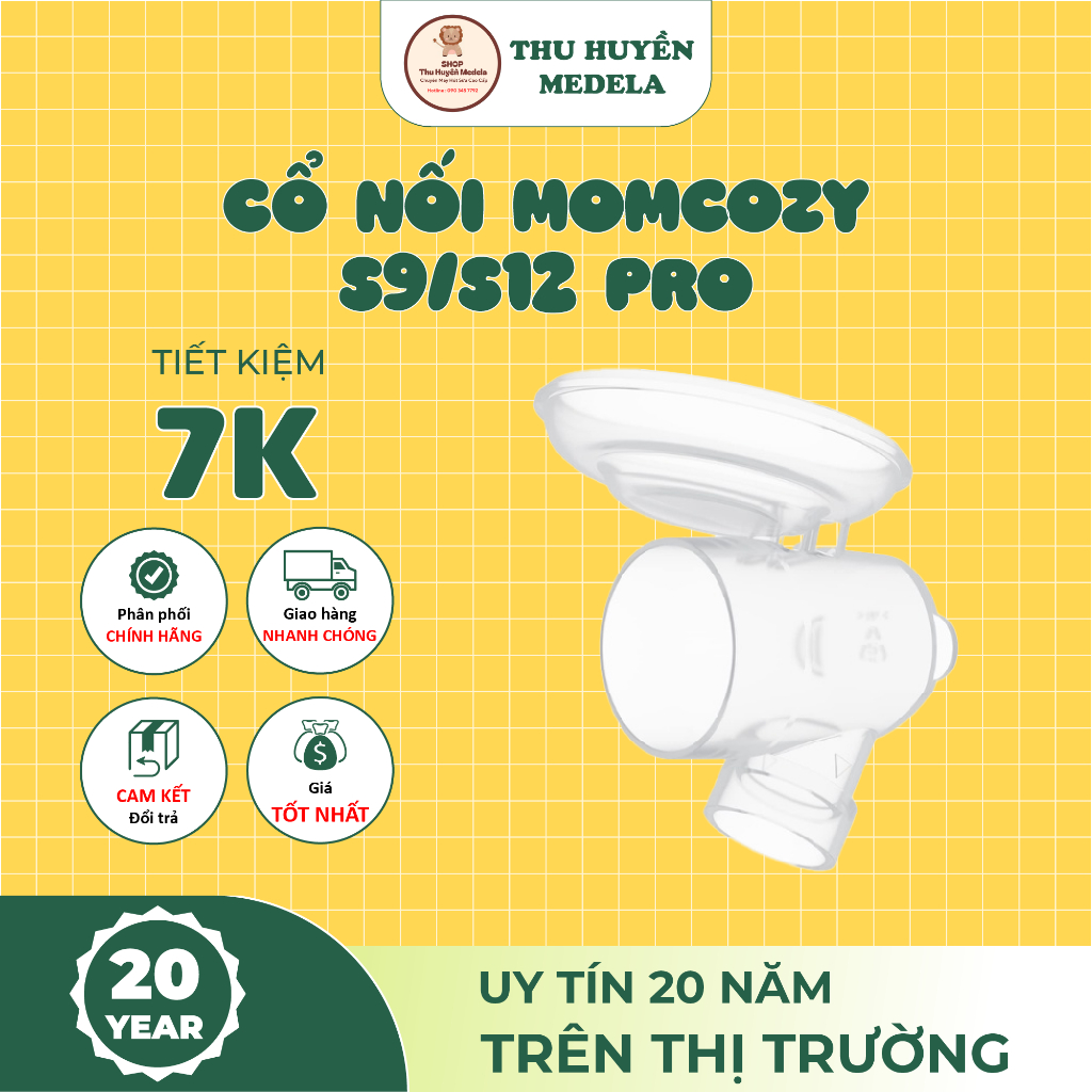 Cổ Nối Momcozy S9/S12 Pro (Phụ Kiện Máy Hút Sữa Momcozy) -Chính Hãng | Shop Thu Huyền Medela ...