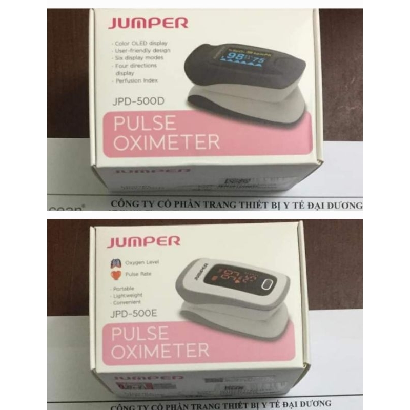 (Xả kho) Máy đo nồng độ oxy máu Spo2 Jumper JPD500D OLED và Jumper ...