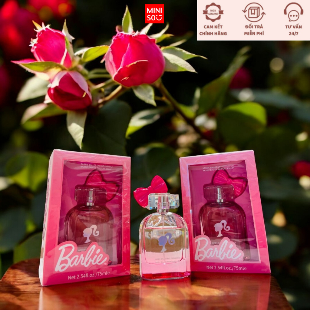 Nước hoa nữ chính hãng Miniso Barbie Ballet 75ml (658565) | Shopee Việt Nam