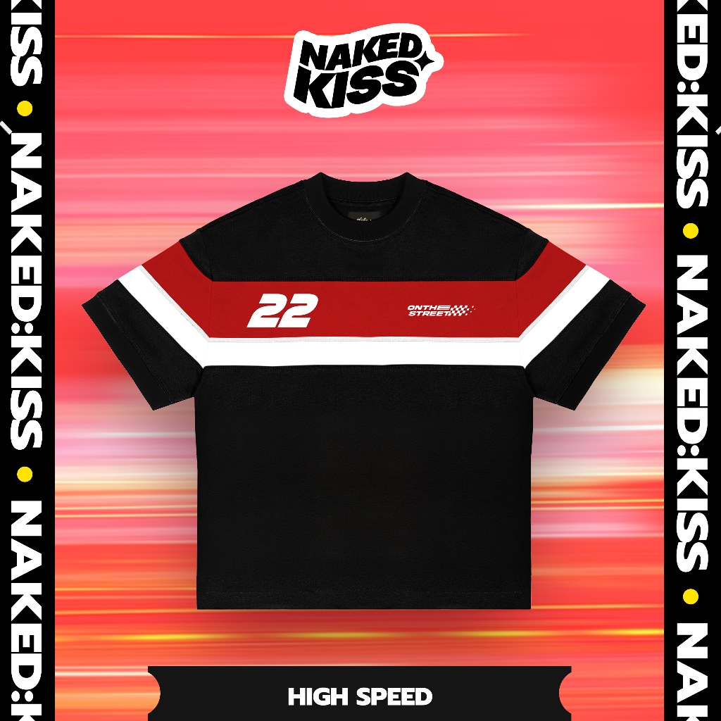 Áo thun NakedKiss HIGH SPEED - Regular Fit - NAKEDKISS TSHIRT | Shopee ...