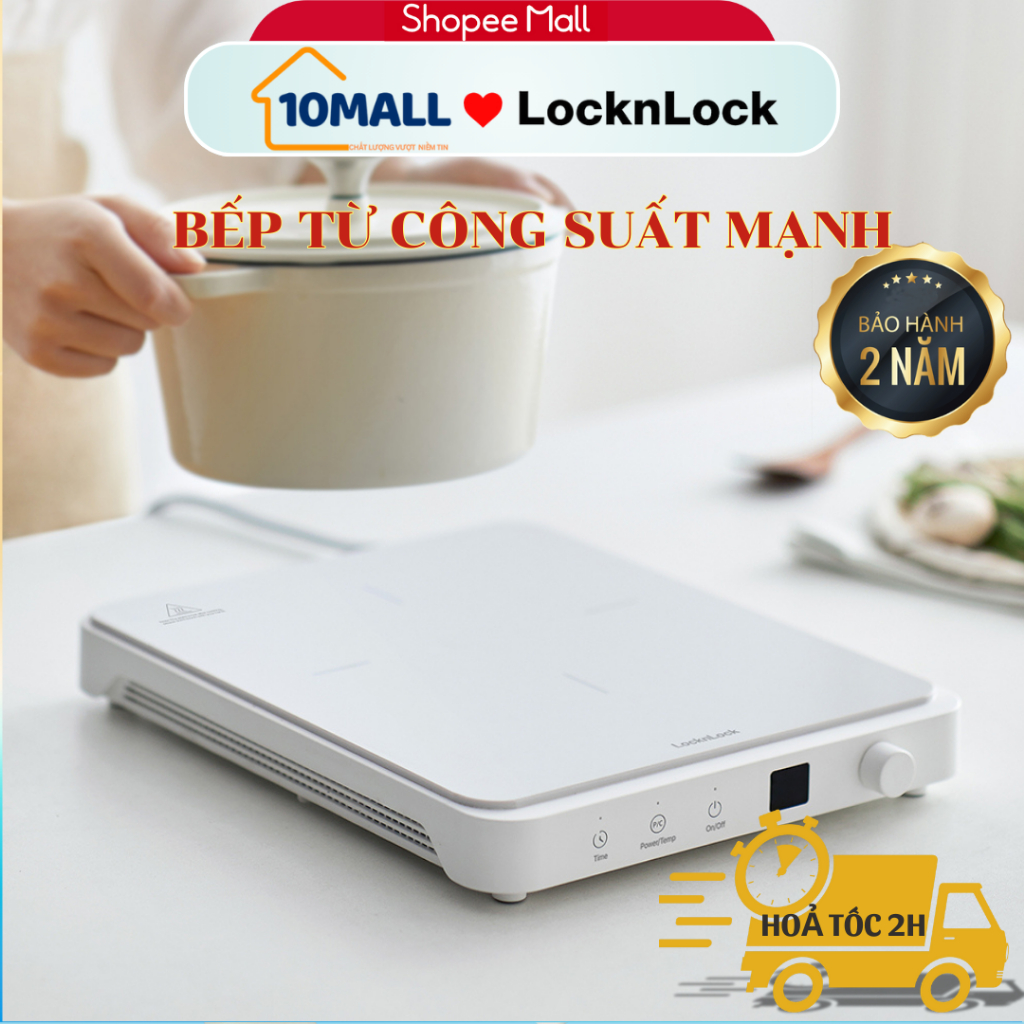 Bếp điện từ LocknLock Bianco Slim induction cooker siêu mỏng công suất ...