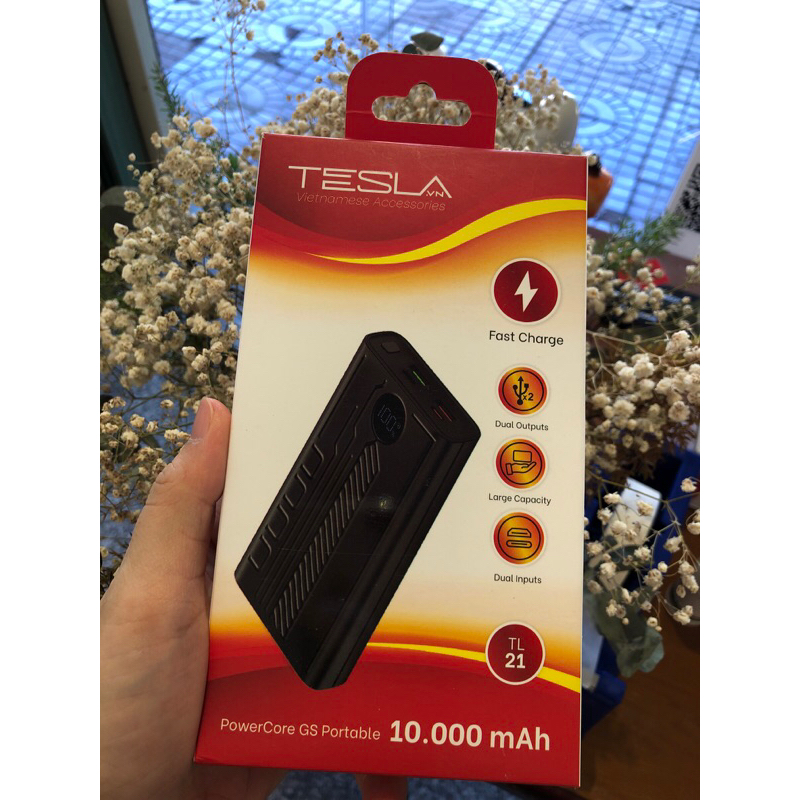 Pin sạc dự phòng tesla TL21 | Shopee Việt Nam
