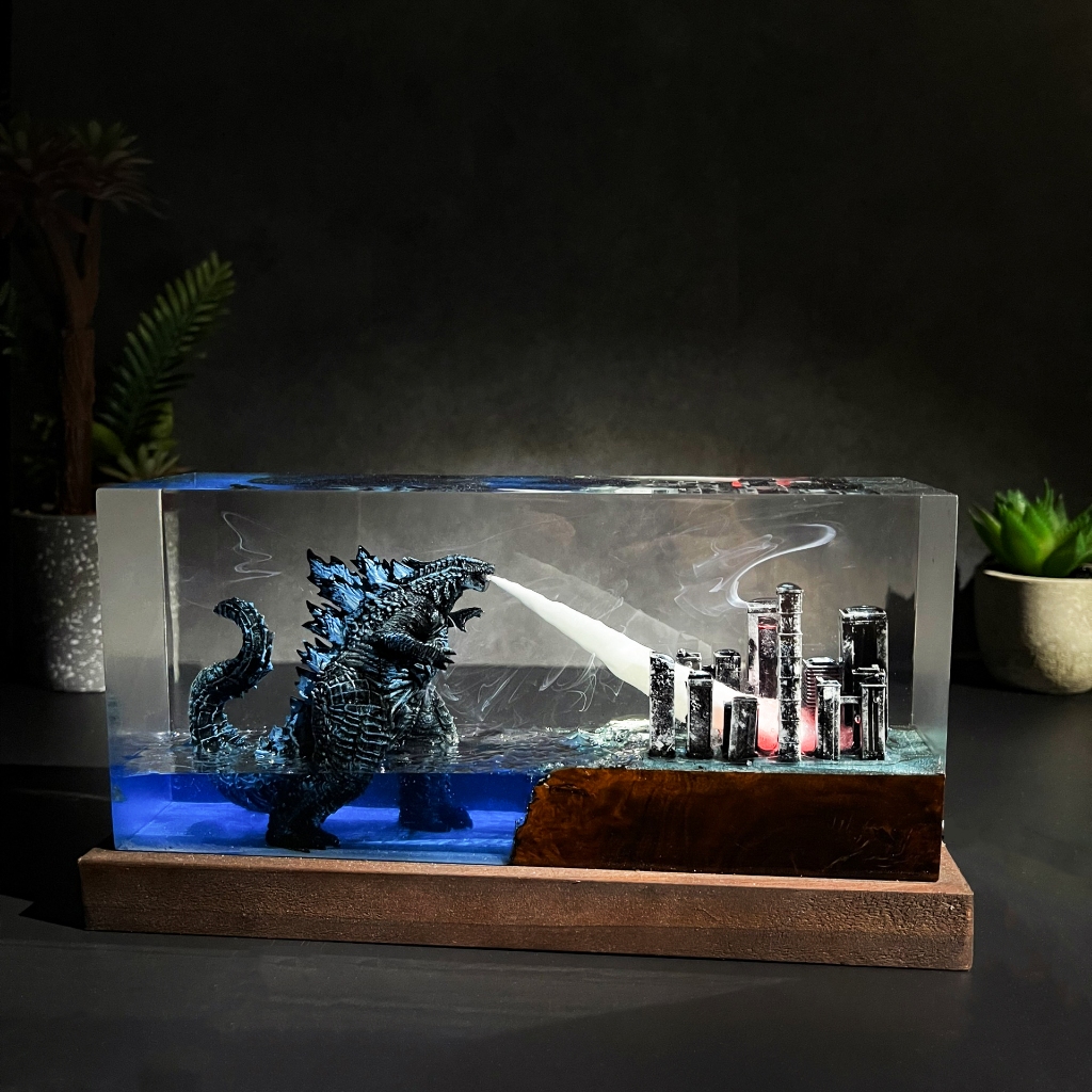 Đèn epoxy god.zilla tp ngang(ẢNH THẬT) cao cấp | Shopee Việt Nam