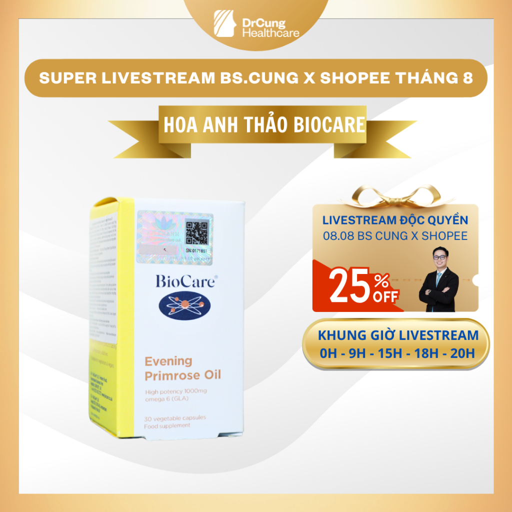 Bác Sĩ Cung Tinh Dầu Hoa Anh Thảo Biocare - Hỗ Trợ Làm Đẹp Da, Giảm Mụn ...