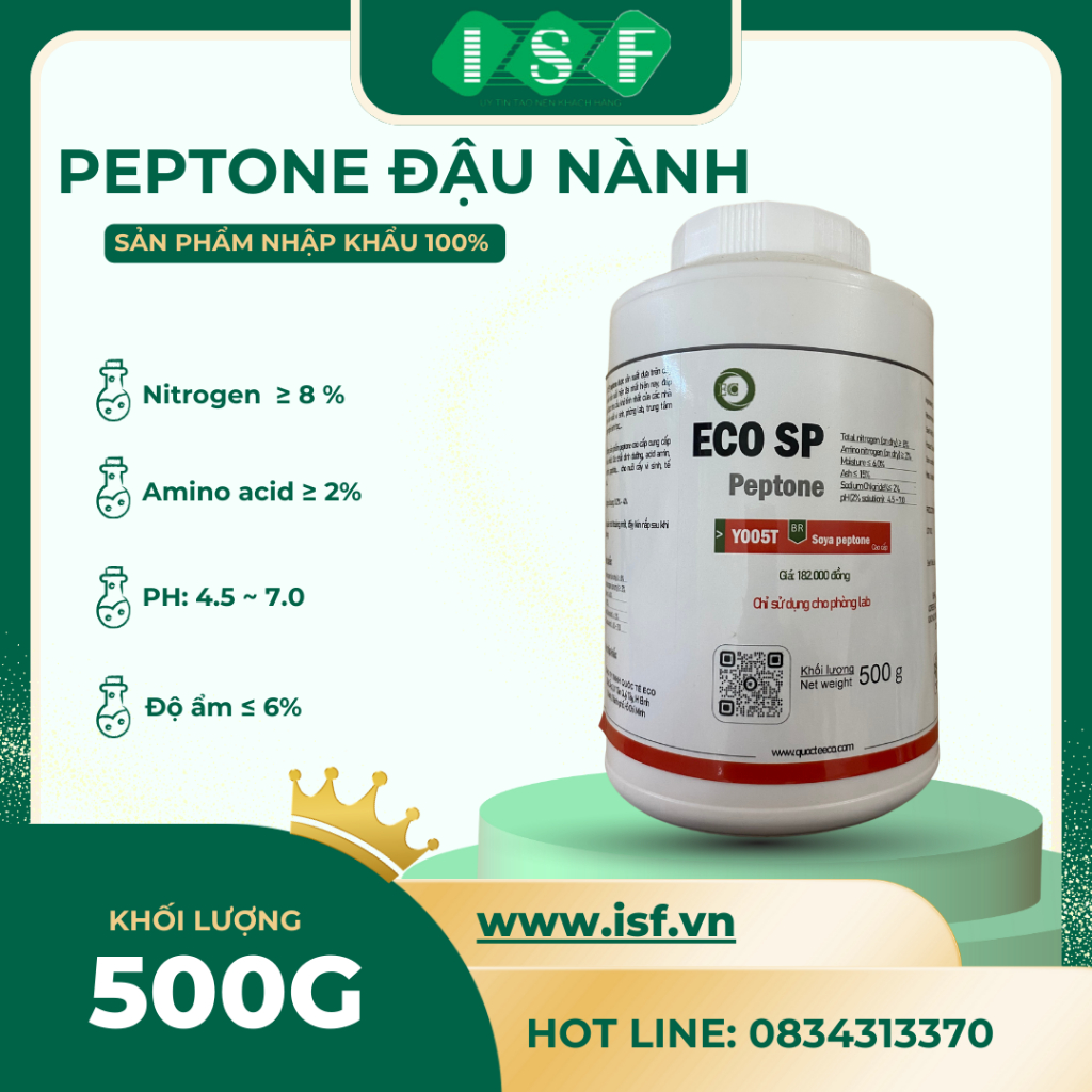 Peptone đậu nành, Soya Peptone 500g | Shopee Việt Nam
