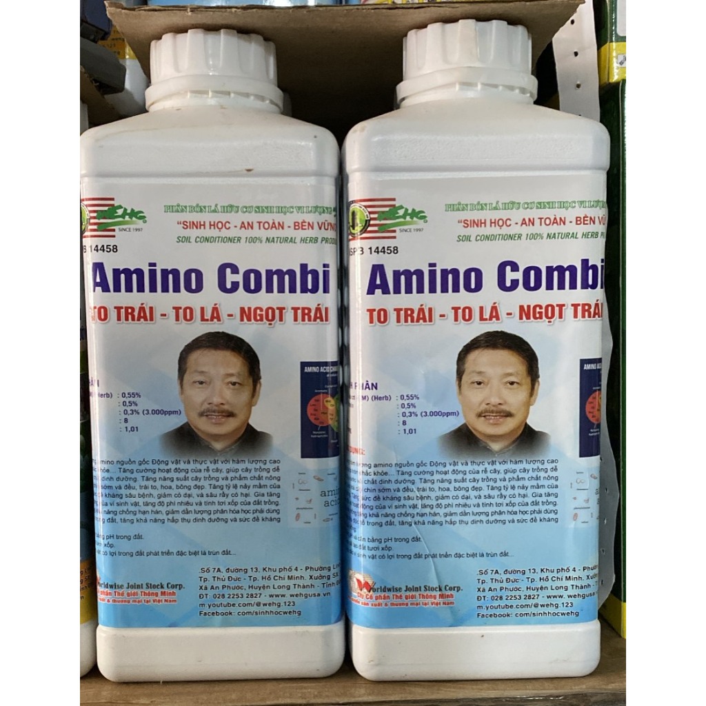Phân bón lá Amino combi ( to trái - to lá - ngọt trái ) | Shopee Việt Nam