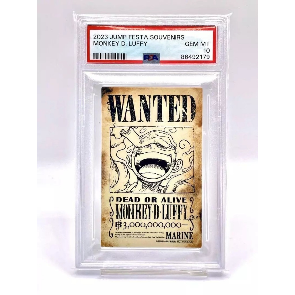 Thẻ PSA10 One Piece Card Monkey D Luffy Nika WANTED Jump Festa Promo ...