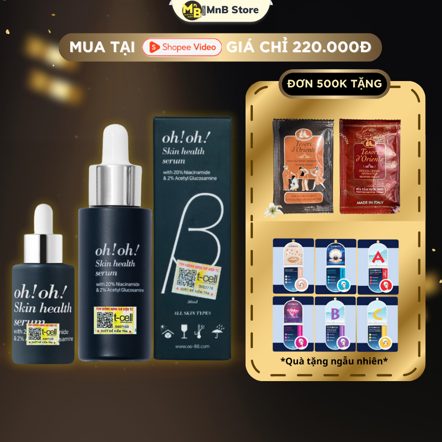 Serum Oh! Oh! Niacinamide 20% dưỡng sáng da, giảm thâm nám, thu nhỏ lỗ ...