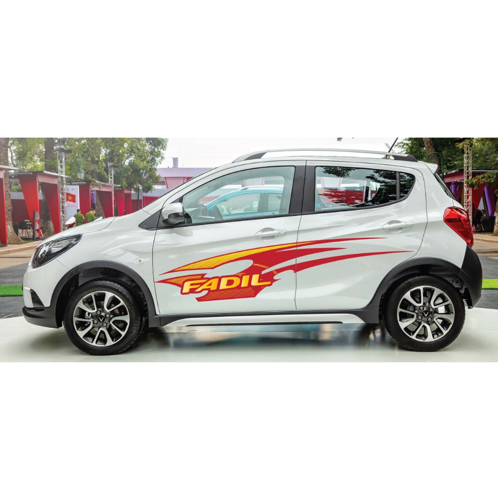 Decal trang trí oto, tem xe Vinfast Fadil, BWM, KIA MONING , tem xe gia ...
