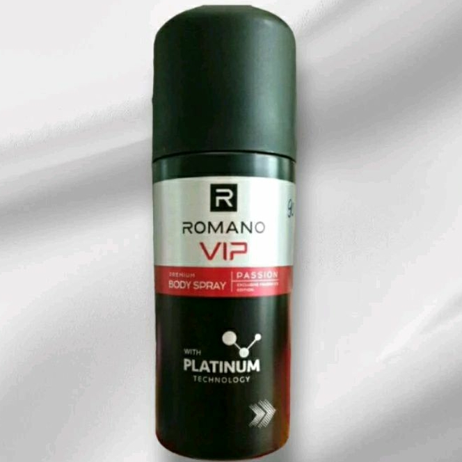 XỊT KHỬ MÙI NAM ROMANO VIP PASSION 150ML HƯƠNG NƯỚC HOA CAO CẤP ...