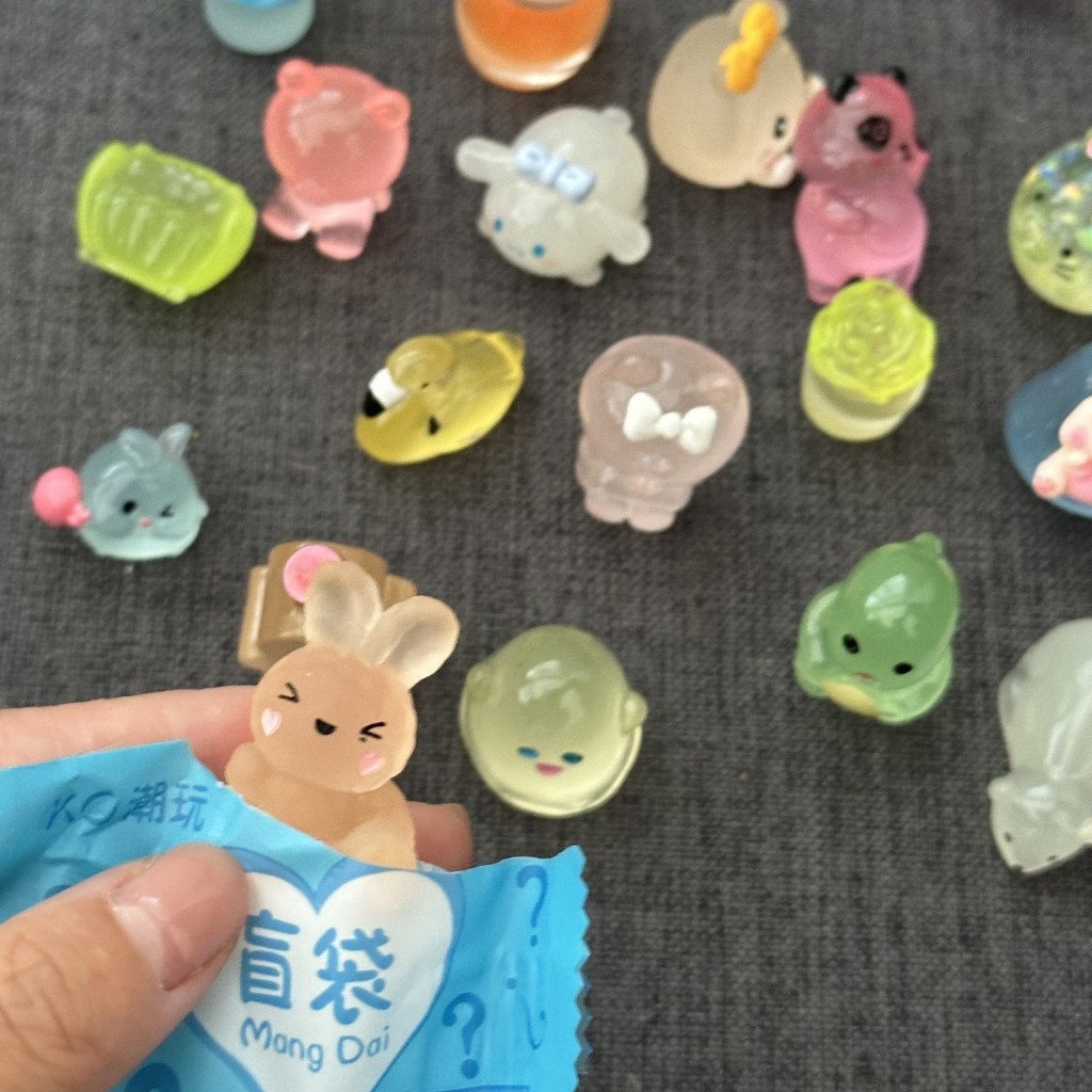 ( Mun DIY) Set 50 kẹo mù động vật Túi mù charm phát sáng, kẹo động vật ...