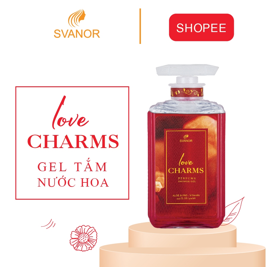 Gel tắm nước hoa Svanor Love Charms 500ml | Shopee Việt Nam