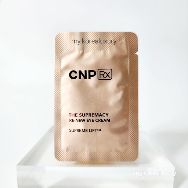Gói kem mắt tái sinh CNP Rx The Supremacy Re-New Eye Cream | Shopee ...