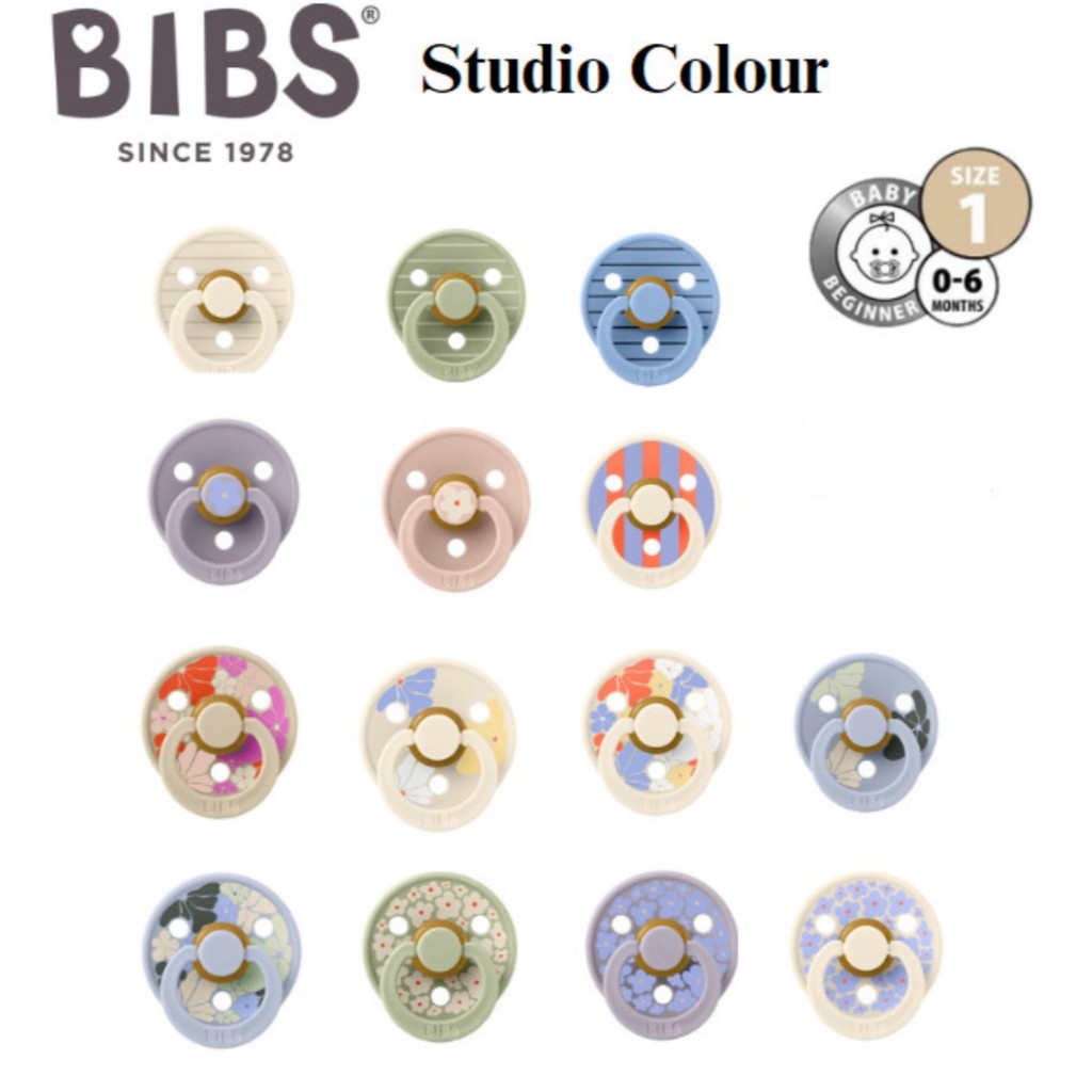 TY GIẢ BIBS STUDIO COLOUR CHO BÉ (TI GIẢ BIBS CAO SU ĐẦU TRÒN) | Shopee ...