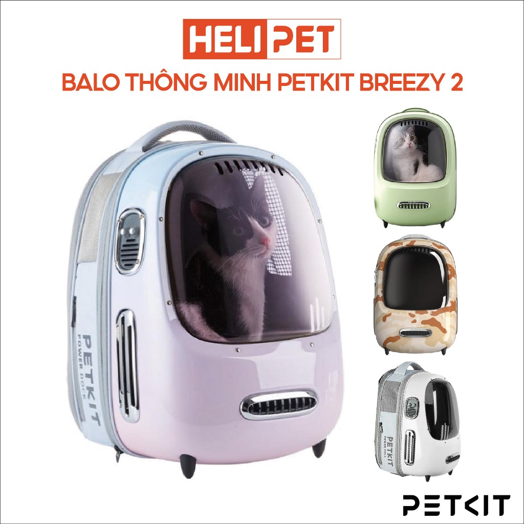 Balo PETKIT Điều Hoà Thông Minh Cho Chó Mèo, Thú Cưng PETKIT Breezy ver ...