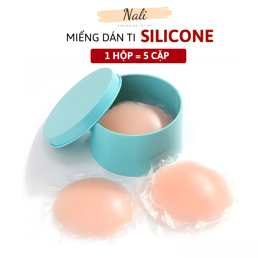 Hộp 5 Cặp Miếng Dán Ngực Silicon Bảo Vệ Đầu Ti Chống Lộ Sử Dụng Nhiều Lần NL003 | Shopee Việt Nam