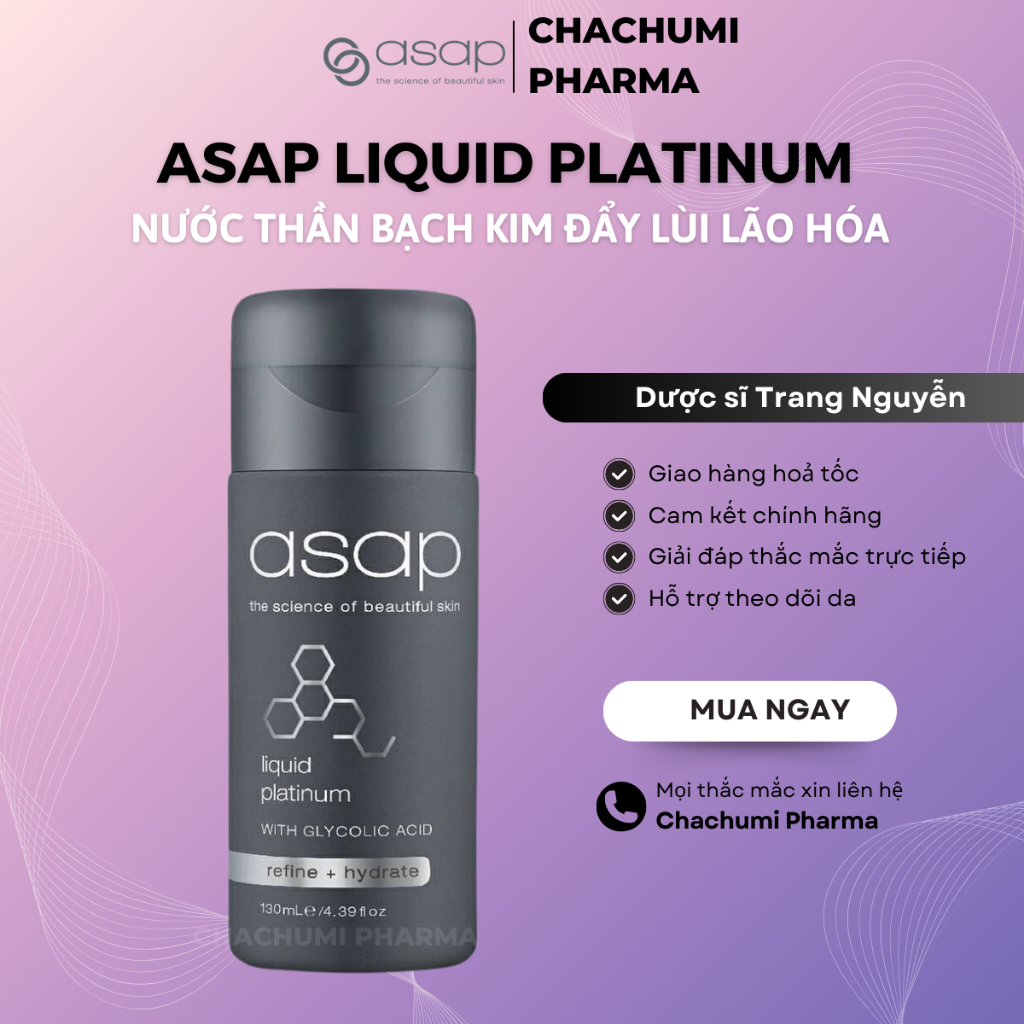 Nước Thần Dưỡng Da Asap Liquid Platinum 130ml | Shopee Việt Nam