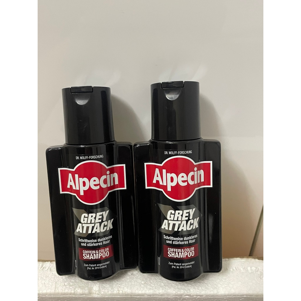 Dầu gội Alpecin Grey Attack Caffeine & Colour dành cho Nam giới tóc bạc ...