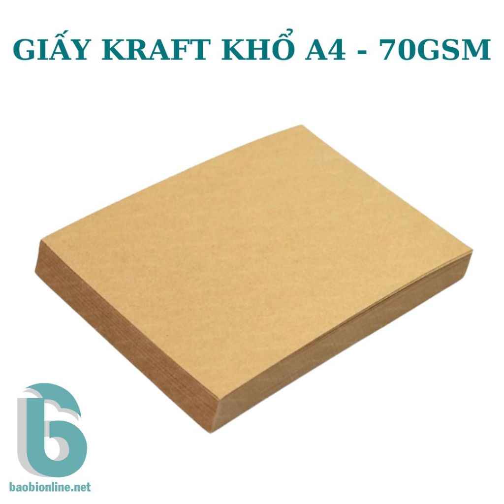 [GIẤY KRAFT A4 - 70GMS] GIẤY KRAFT, GIẤY XI MĂNG KHỔ A4 ĐỊNH LƯỢNG ...