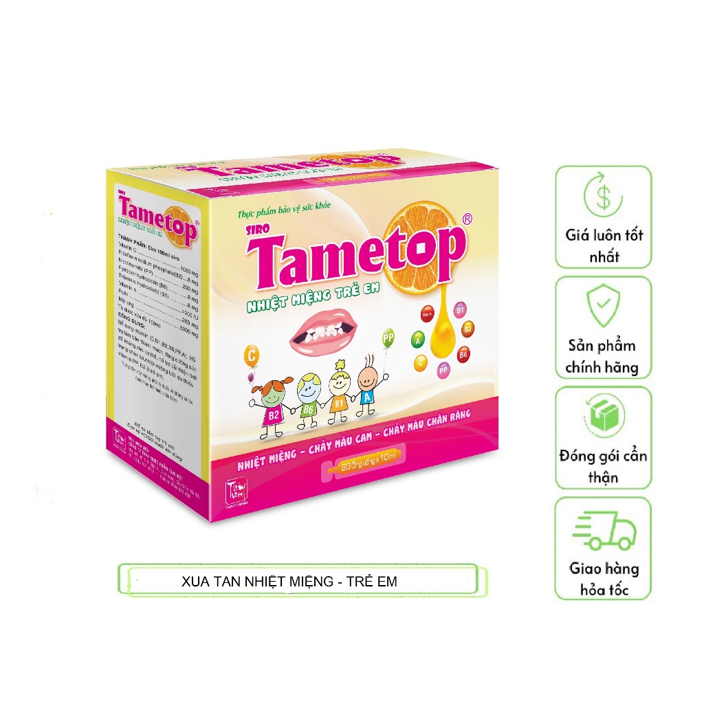 👍 [Chính hãng] Tametop - Nhiệt miệng - chảy máu cam | Shopee Việt Nam