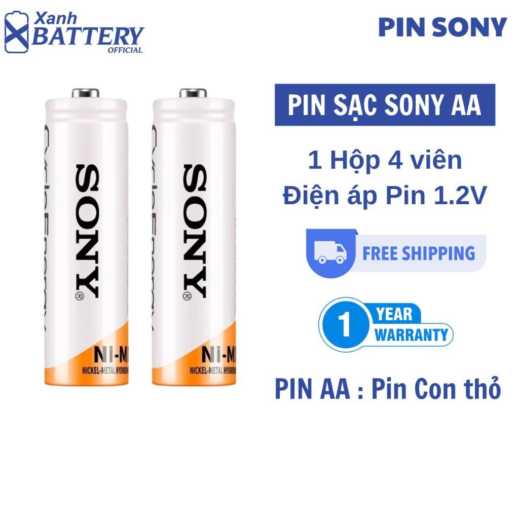 PIN SẠC SONY AA 4600mAh (Hộp 4 viên)- Hàng chính hãng | Shopee Việt Nam